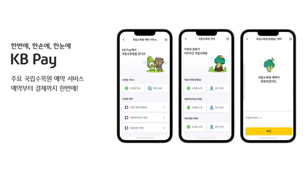 KB국민카드, ‘KB Pay 수목원 예약서비스’ 출시