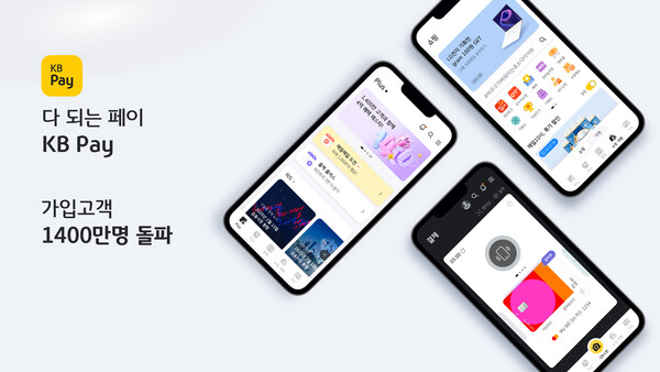 KB국민카드, KB 페이 가입고객 1400만명 돌파